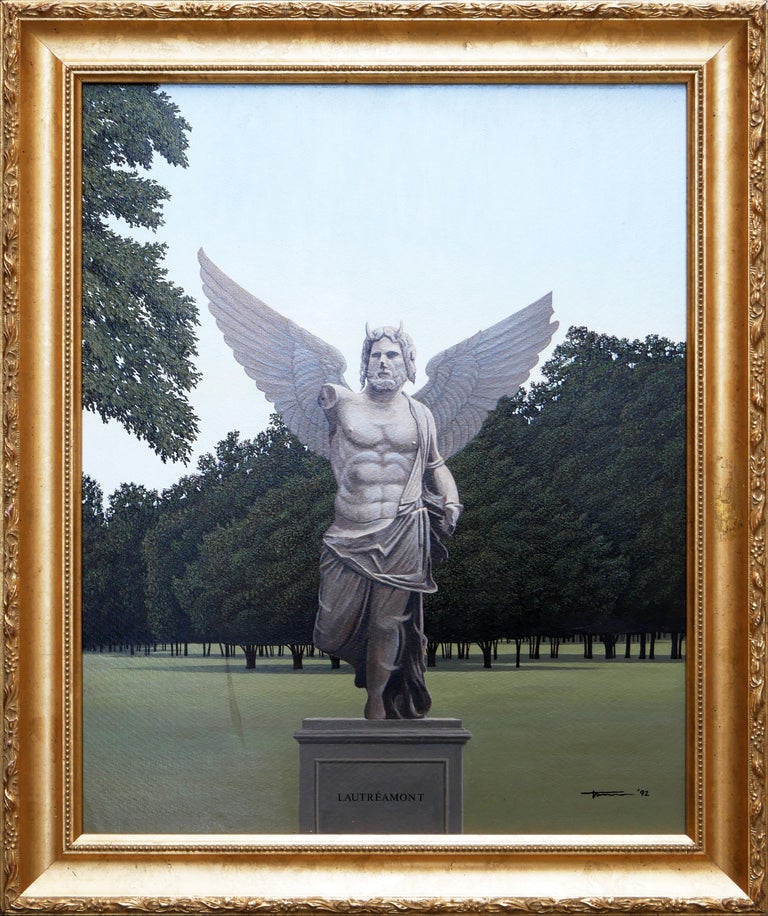 Terry Moore - Abstract Surrealist Painting of Lautréamont's Tomb with a ...