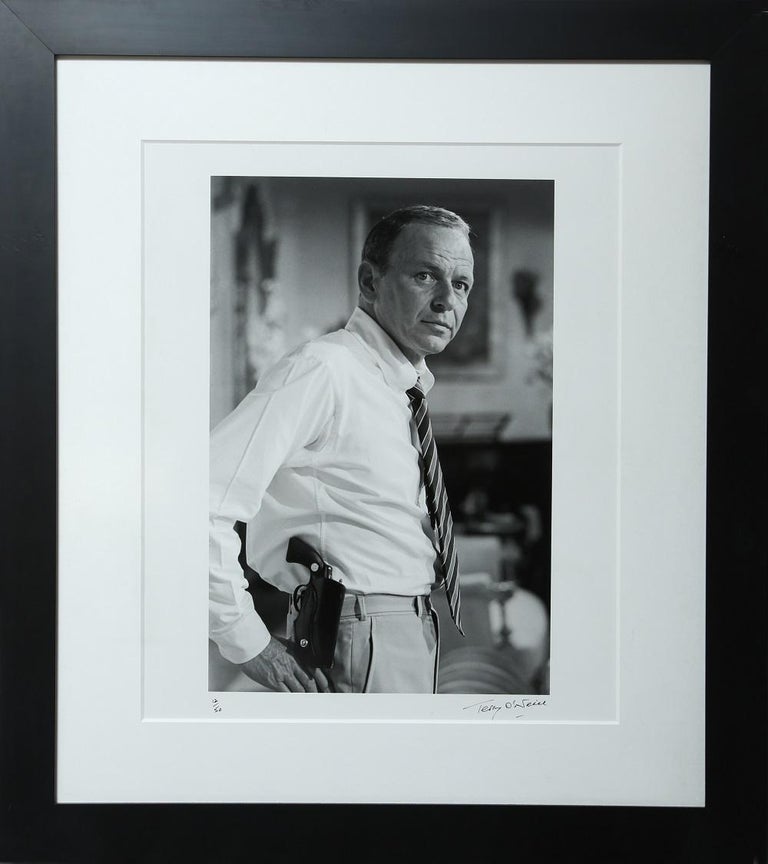 Terry O' Neill black and white photo of Frank Sinatra, 1968. Limited ...
