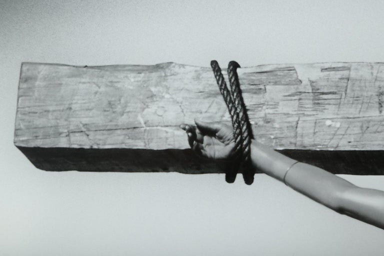 Terry O' Neill Black and White Photograph of Raquel Welch on the Cross ...