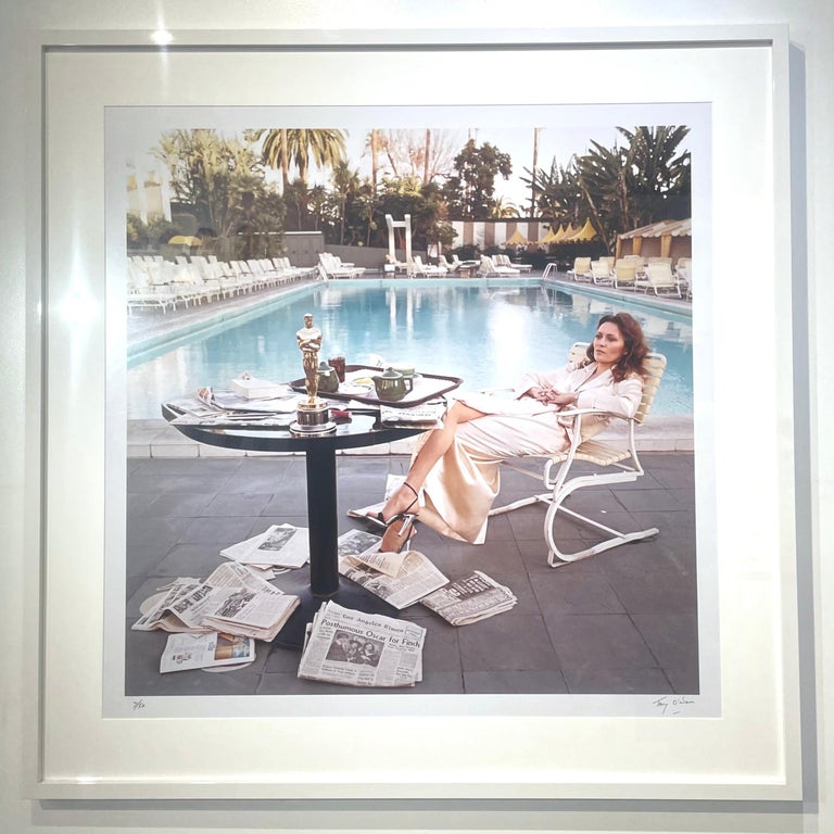 Terry O'Neill - Faye Dunaway Oscar Shot Outtake For Sale at 1stDibs