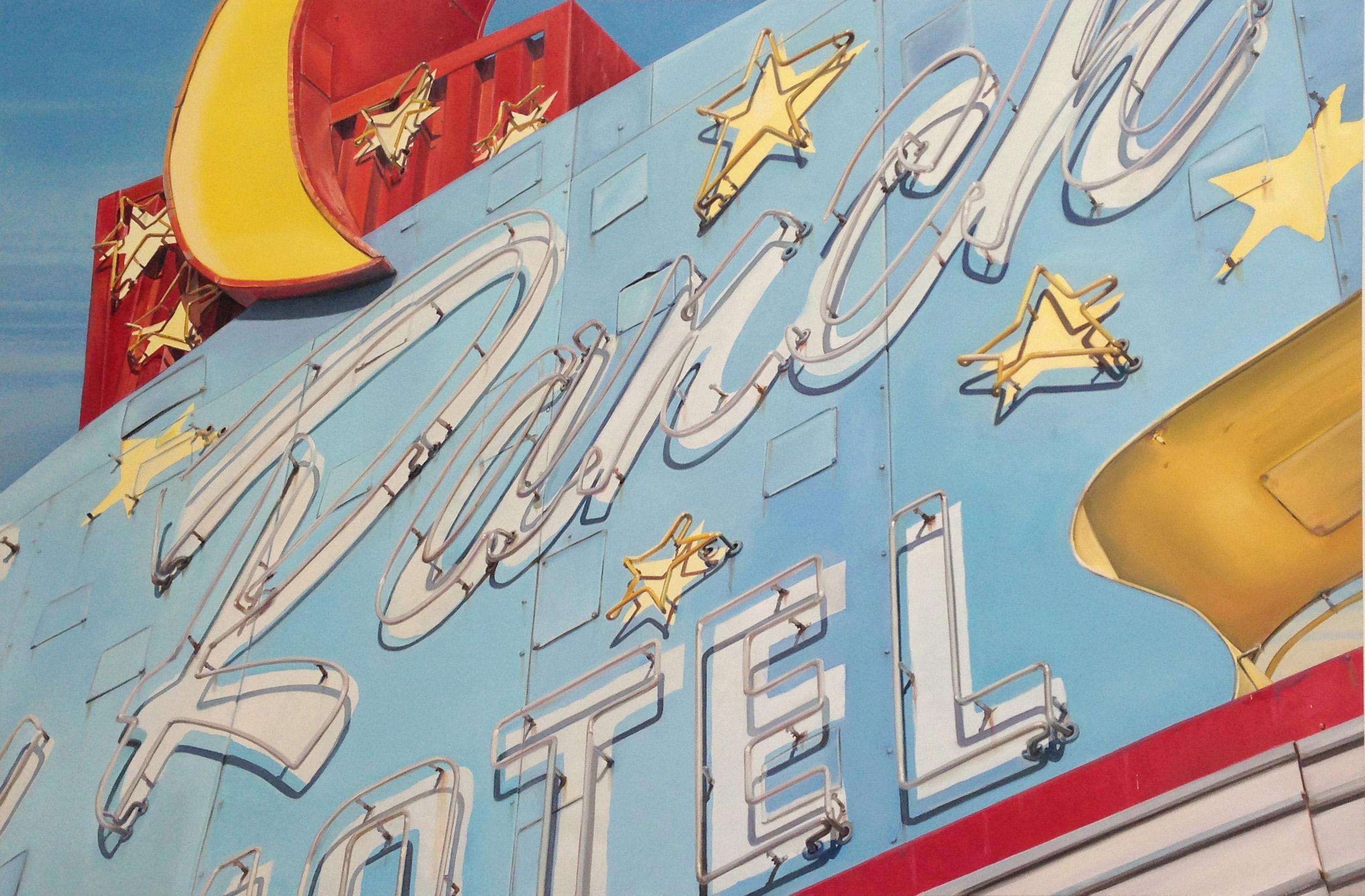 Terry Thompson - Sky Ranch - American classic realism retro cityscape ...