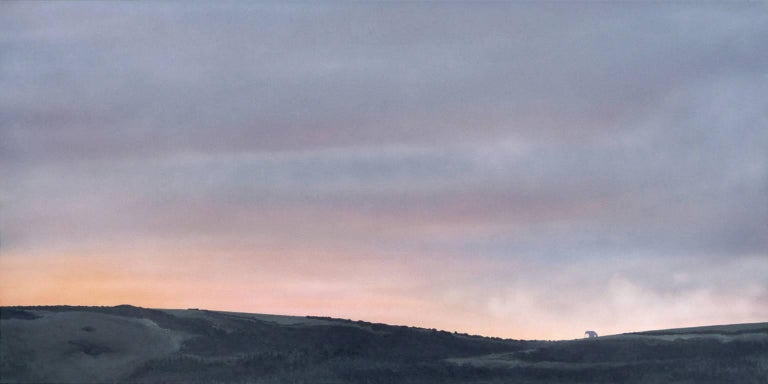 Terry Watts - Barn in Winter Dawn - contemporary seaside beach ...