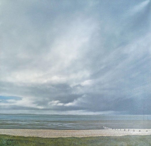 Terry Watts - Seasalter Mud - contemporary seaside beach landscape ...