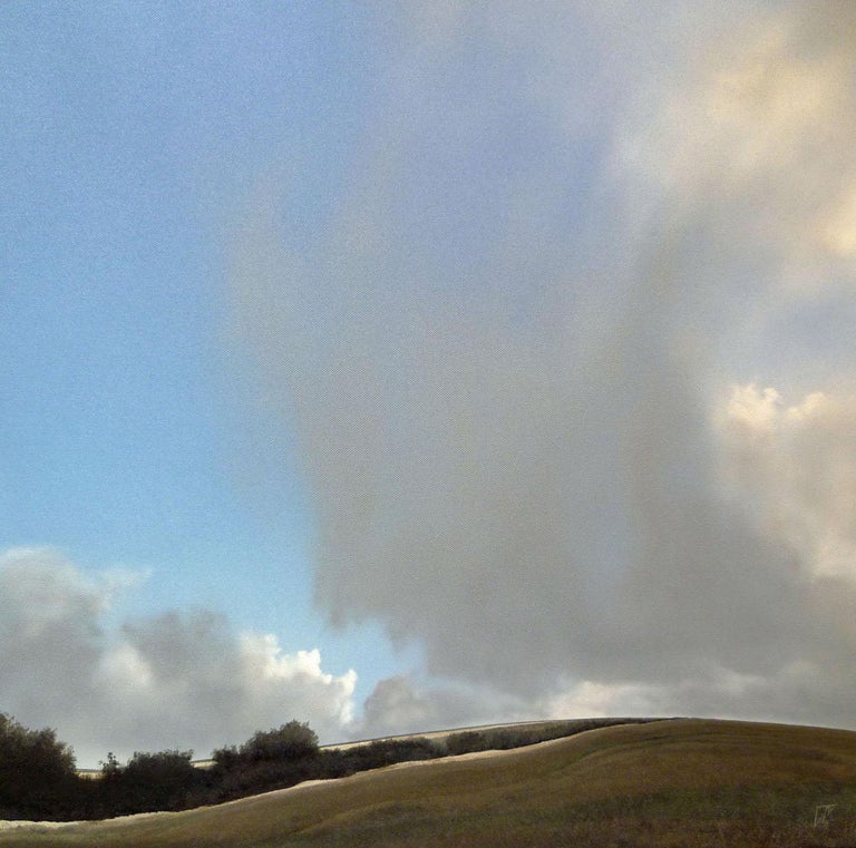 Terry Watts - Up another Hill - contemporary photorealistic landscape ...