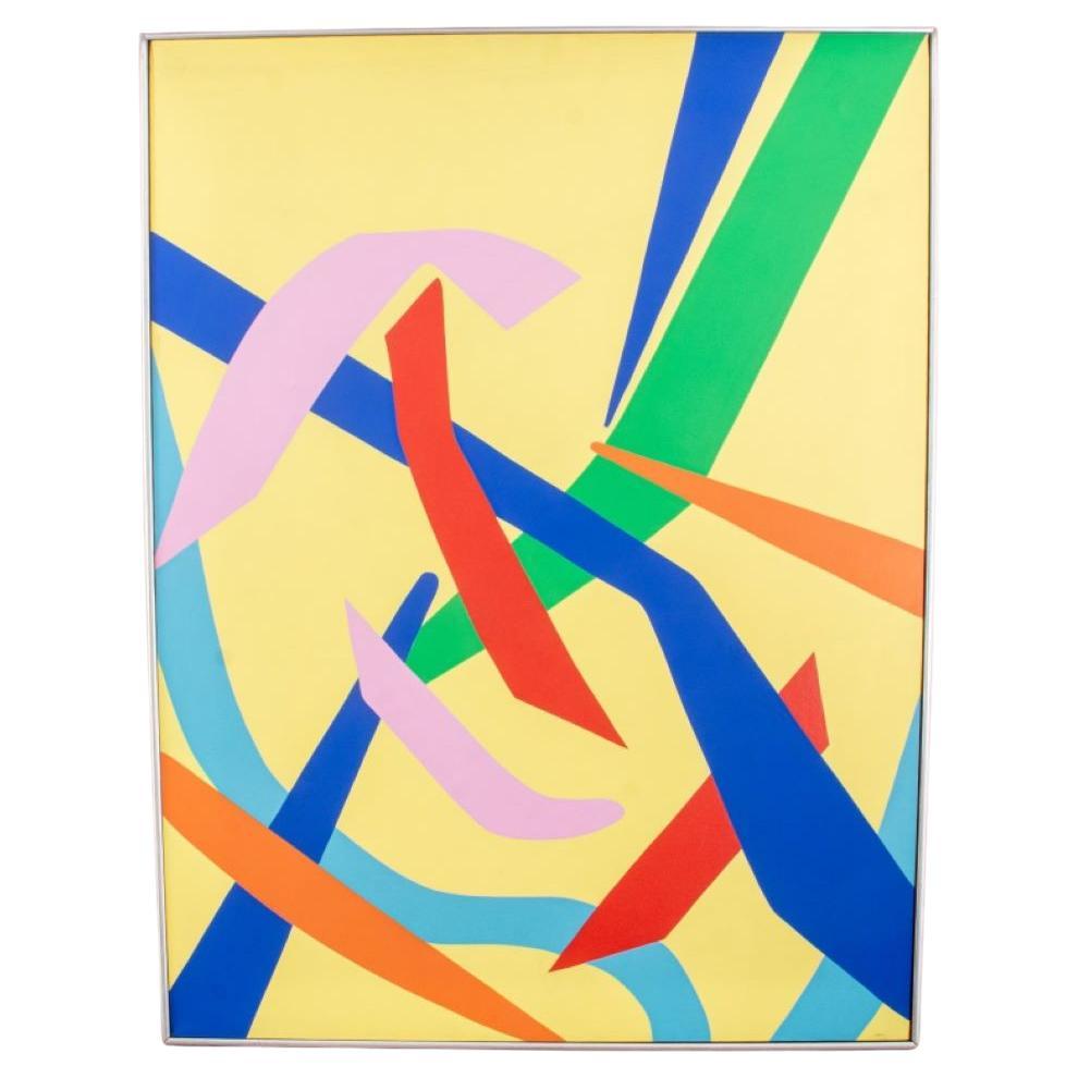 Terryl Best "Ribbons VIII" Oil on Canvas For Sale at 1stDibs