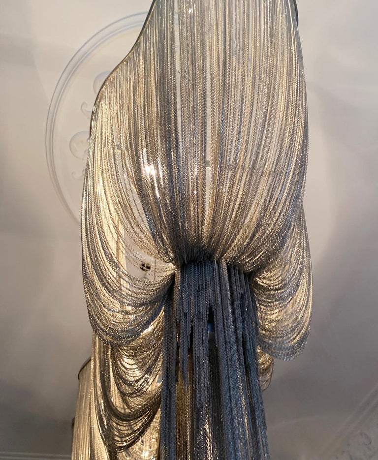 Black Nickel Draped Chain Chandelier Atalantis Barlas Baylar for ...