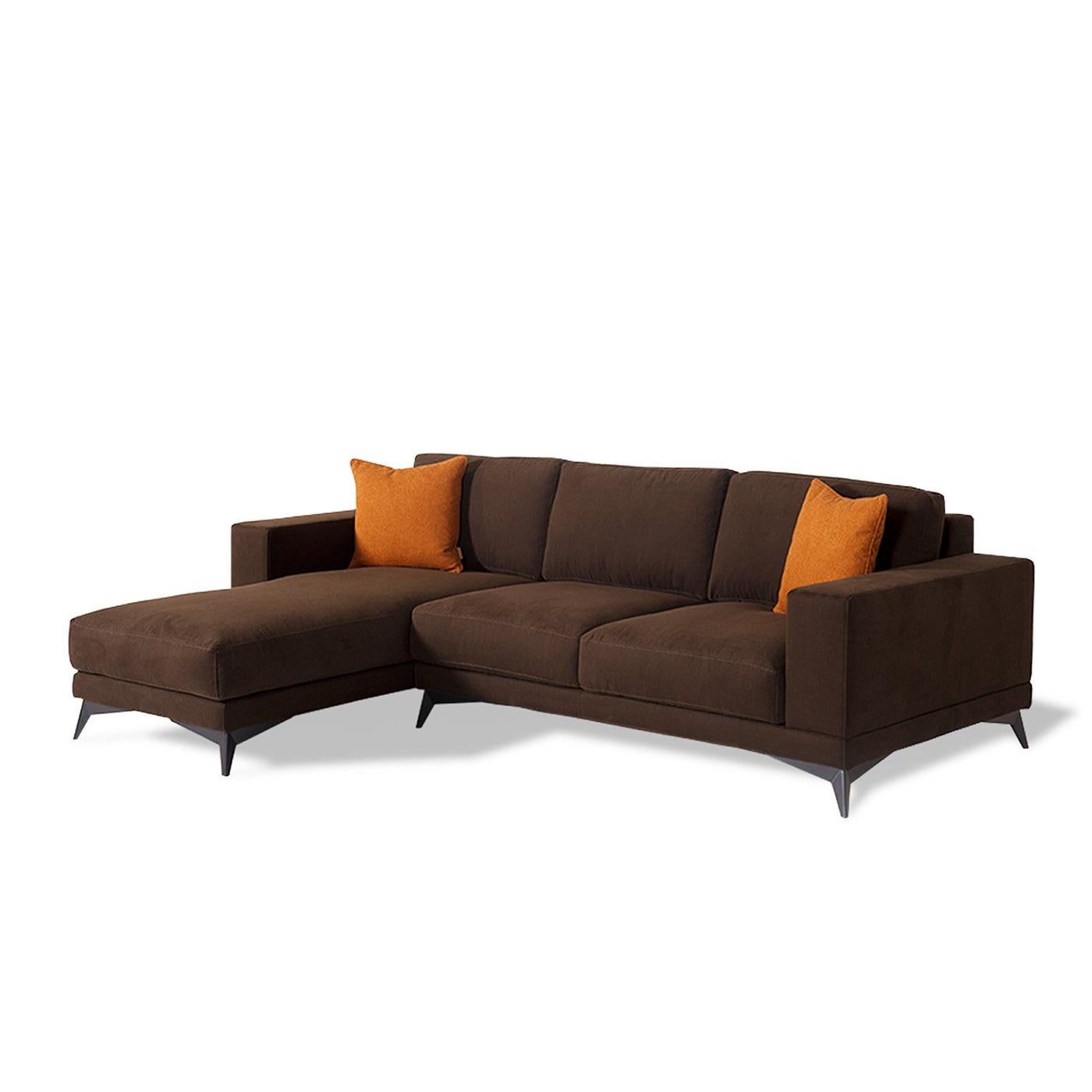 Tesla 3 Seater Sofa with Chaise Longue For Sale at 1stDibs