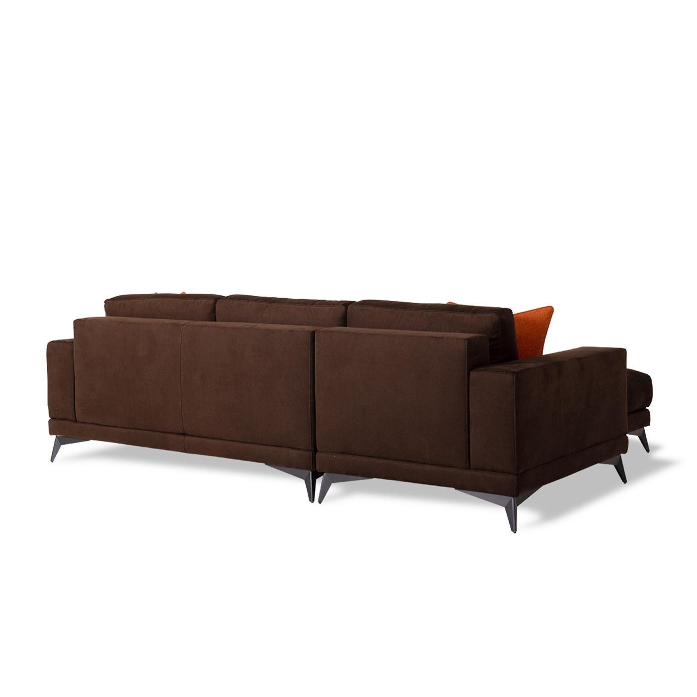 Tesla 3 Seater Sofa with Chaise Longue For Sale at 1stDibs