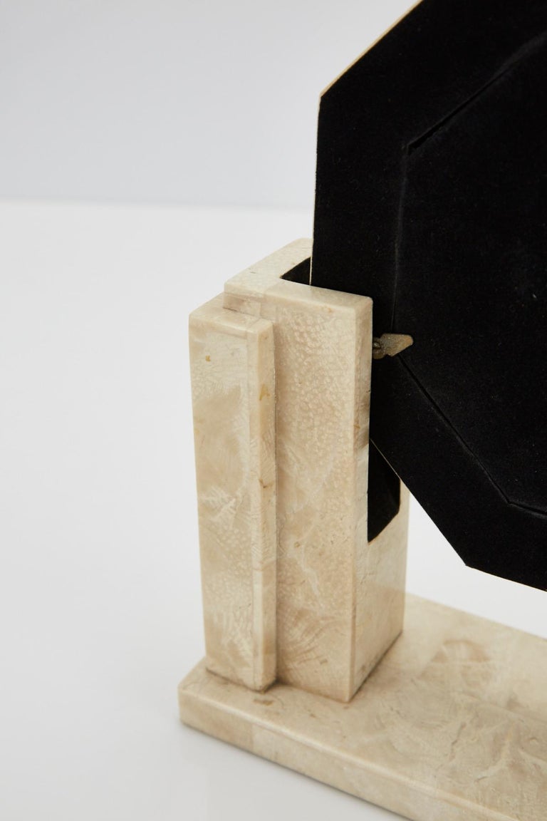 Tessellated Beige Fossil Stone Hanging Picture Frame, 1990s For Sale at ...