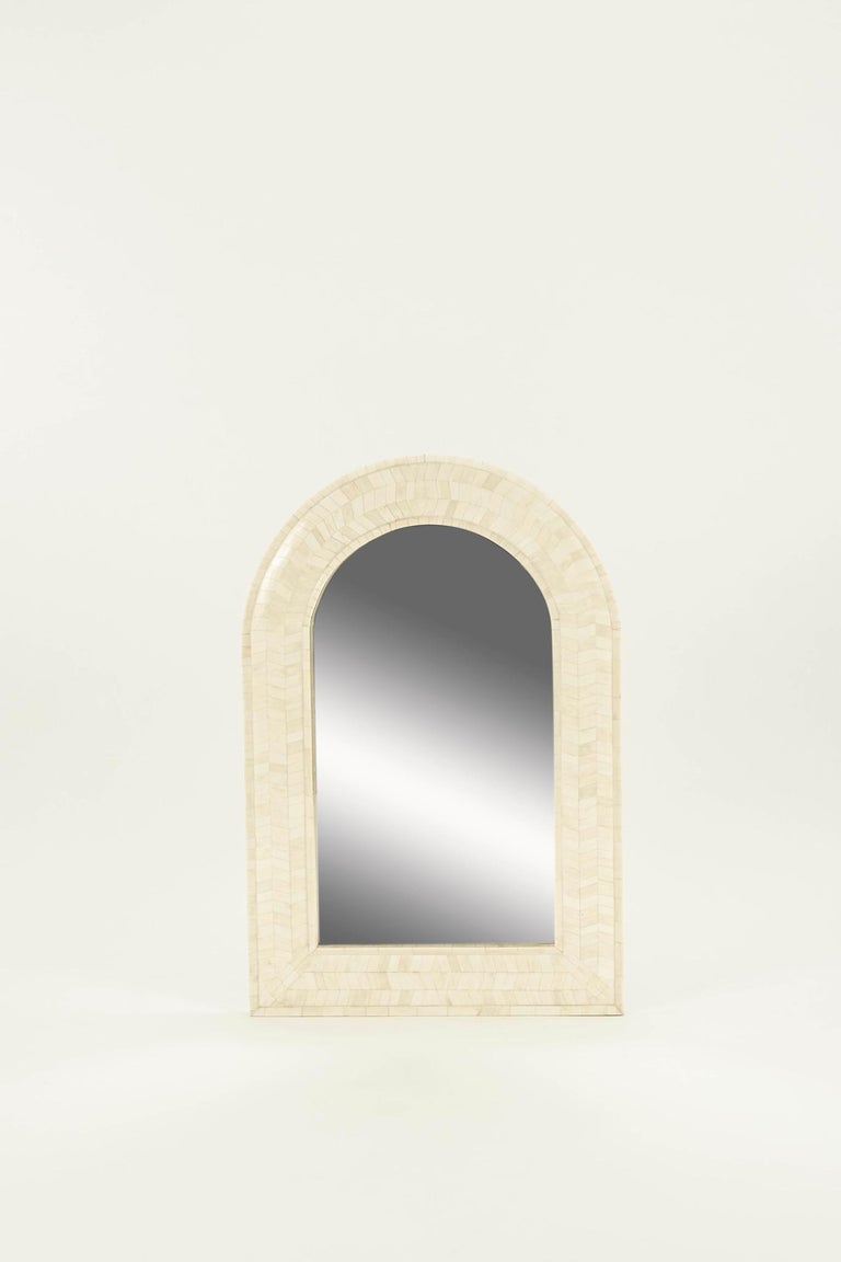 Tessellated Bone Mirror For Sale at 1stDibs