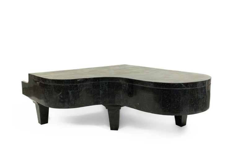 Tessellated Hardstone Piano Shaped Coffee Table For Sale at 1stDibs ...