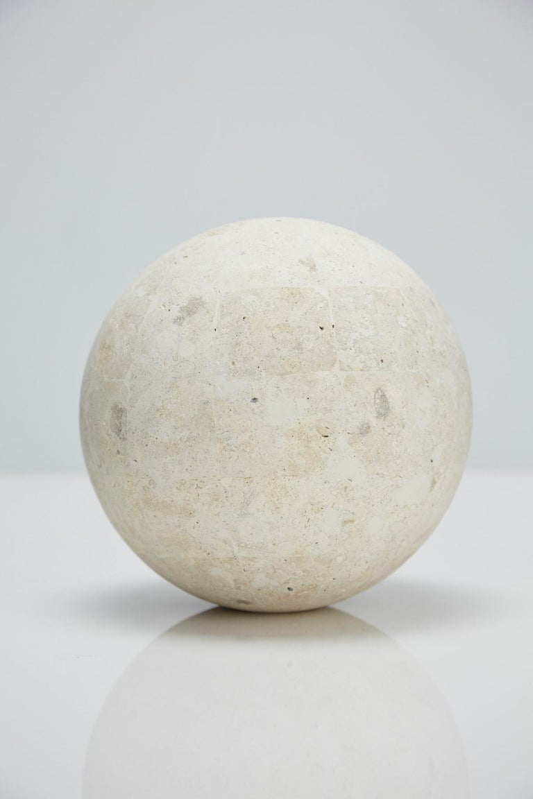 Tessellated Matte Mactan Stone Sphere - 7.5 in. Diameter For Sale at ...