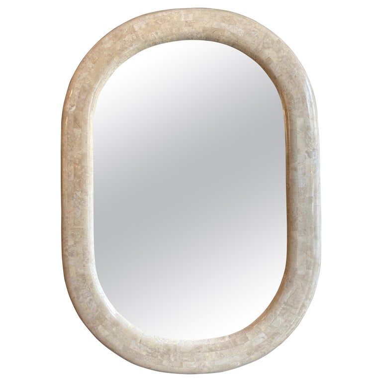 Tessellated Stone Mirror by Maitland Smith at 1stDibs | stone mirror ...