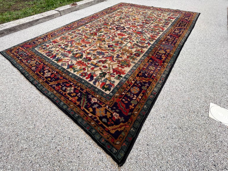 Tetex Rug Design Hériz Sérapi For Sale at 1stDibs