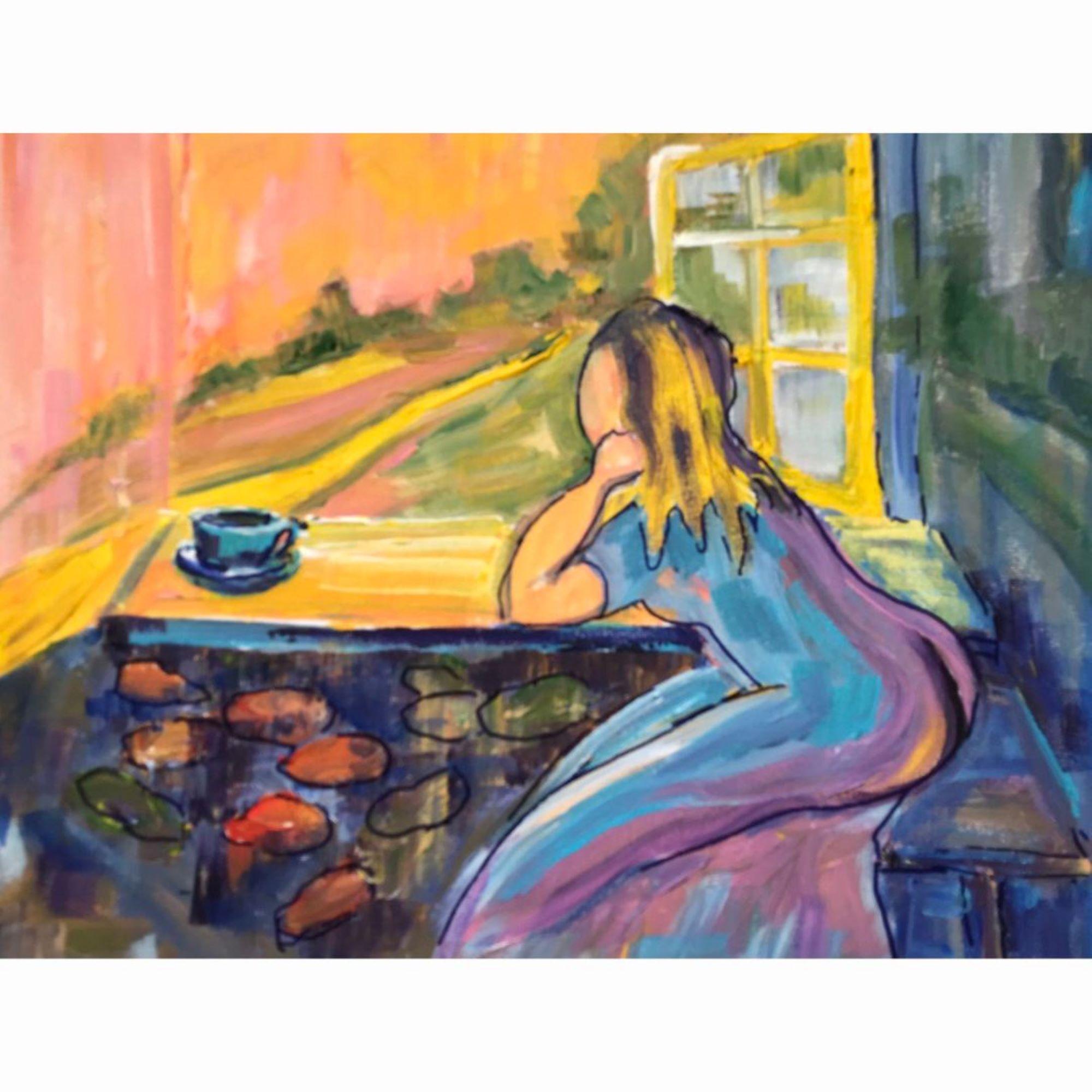 Tetiana Pchelnykova - Tea by the window, "The Joy Series: A Journey to ...