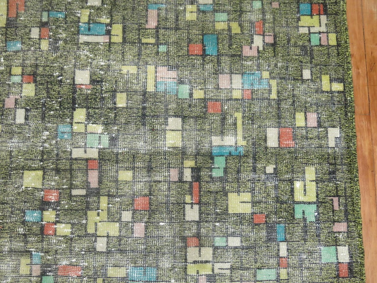 Tetris Turkish Deco Zeki Muren Rug For Sale at 1stDibs