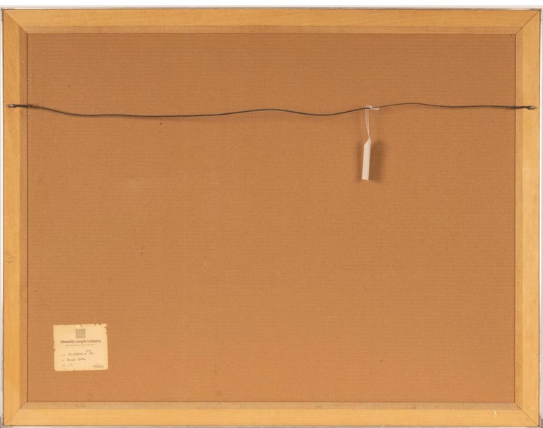 Texan Artist David Hickman "Blue Sofa", Signed and Numbered Serigraph ...