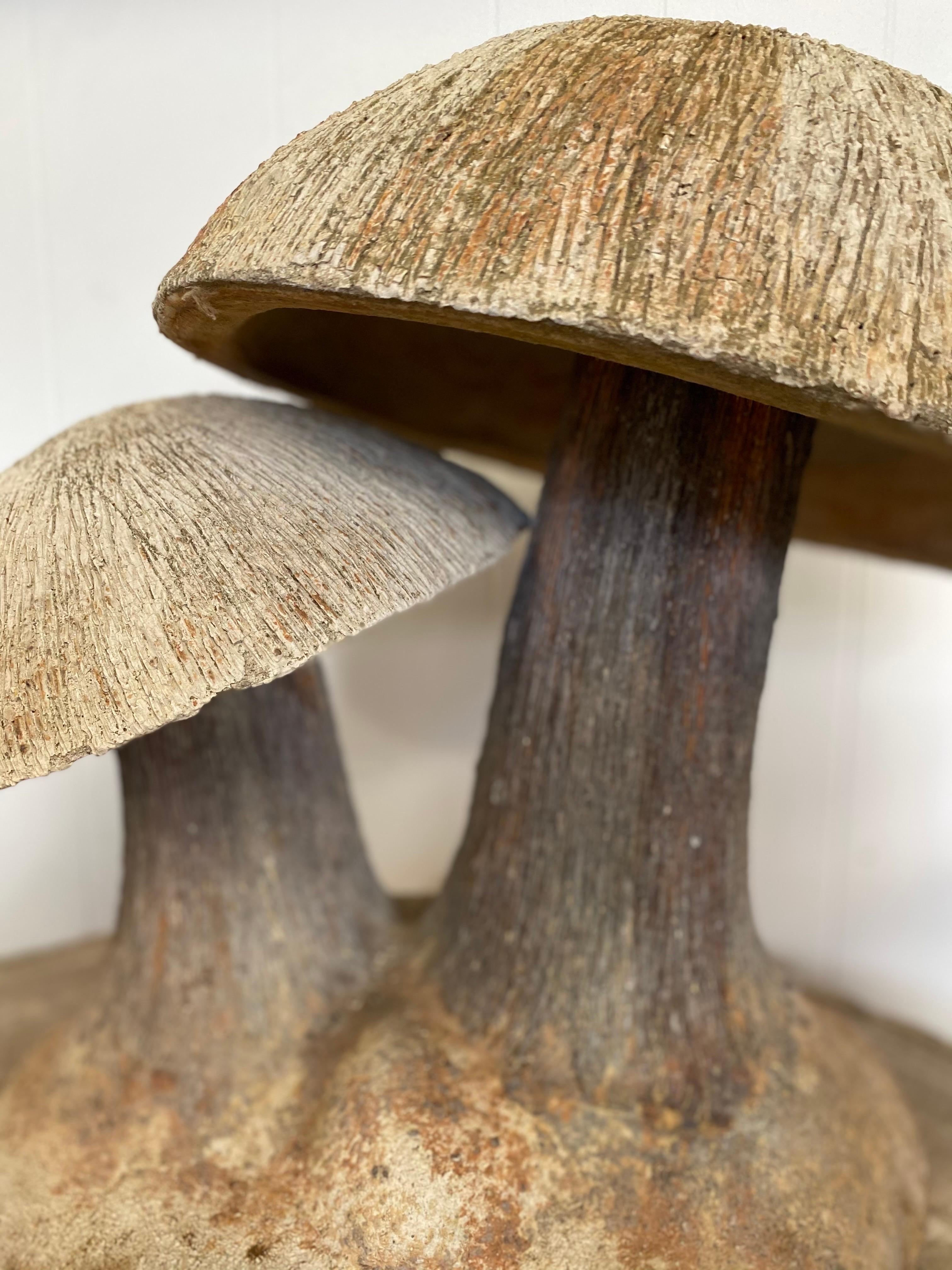 Texas Artistan, Sam Murray Vintage Faux Bois Garden Sculpture at 1stDibs