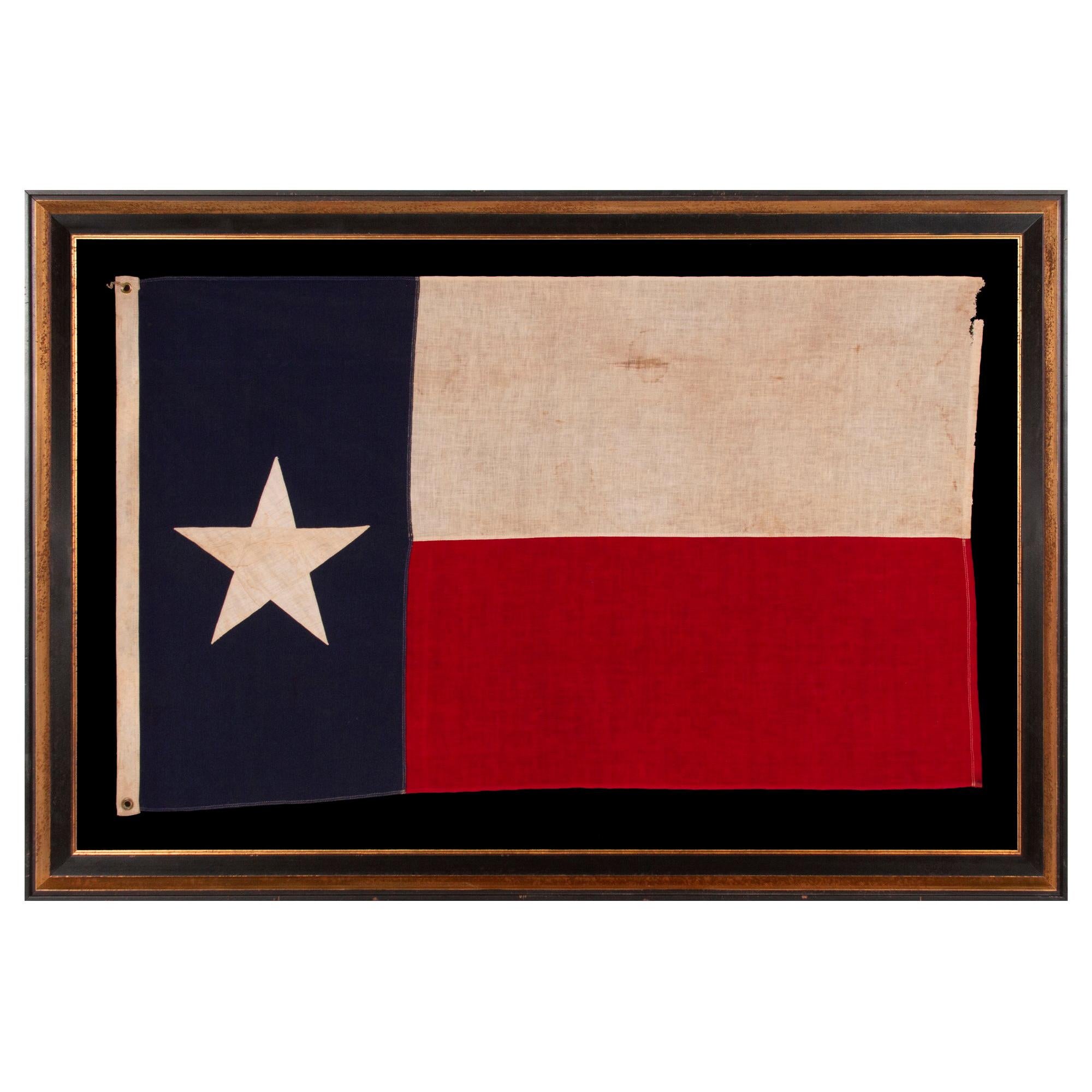 Vintage Texas Flag - For Sale on 1stDibs | antique texas flag, old ...
