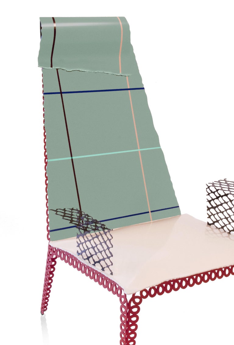 Textile Sketch Chair For Sale at 1stDibs