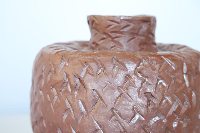Textured Ceramic Pot For Sale at 1stDibs