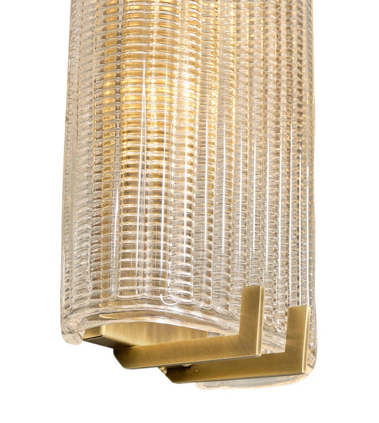Textured Murano Glass Sconces at 1stDibs