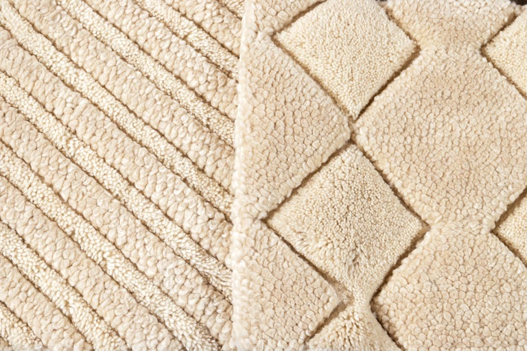 Textured Wool Custom Rug For Sale at 1stDibs