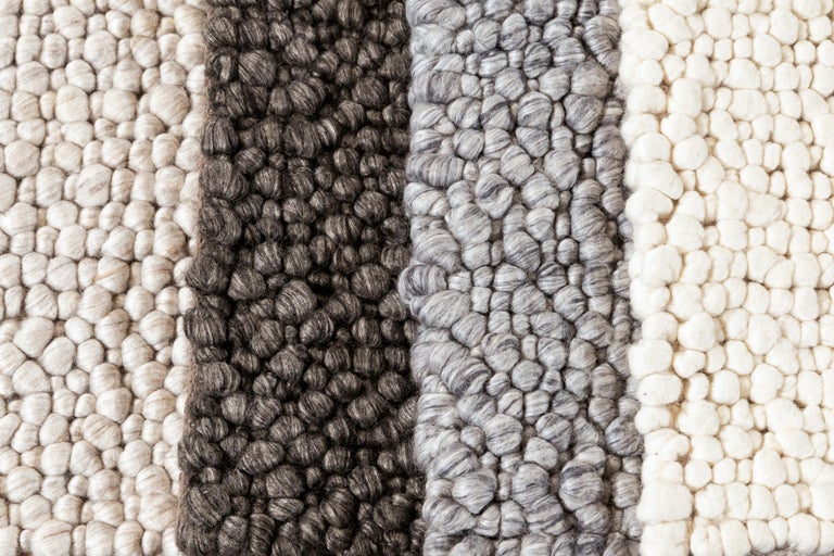 Textured Wool Custom Rug For Sale at 1stDibs