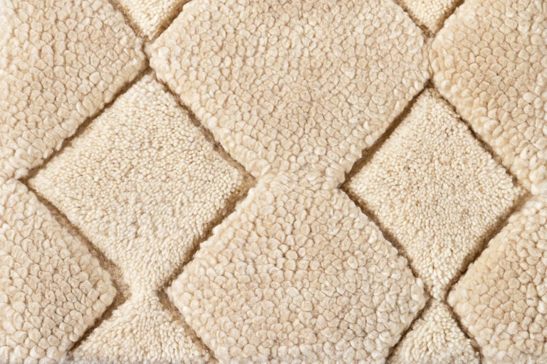 Textured Wool Custom Rug For Sale at 1stDibs