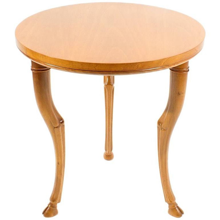 T.H. Robsjohn-Gibbings for Saridis of Athens Circular Trapeza Table at ...