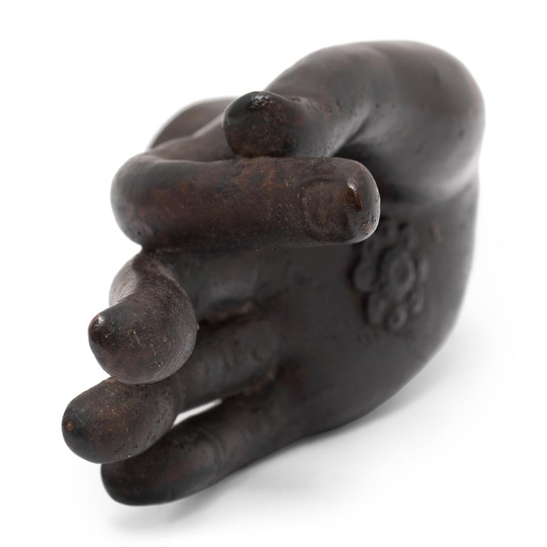 Thai Bronze Buddha's Hand, 19th Century at 1stDibs