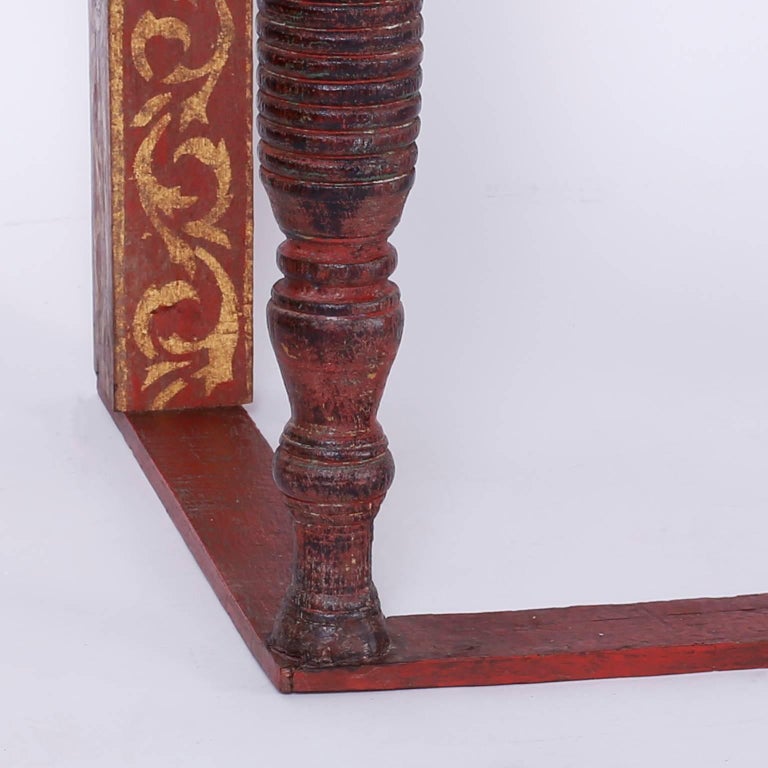 Thai Painted Altar Table or Console For Sale at 1stDibs