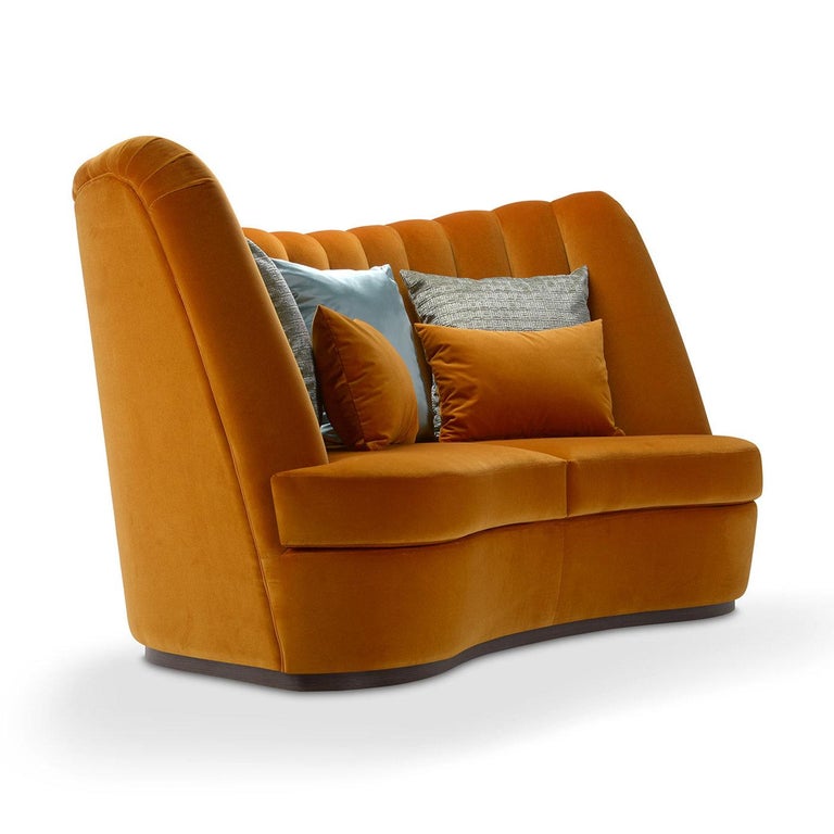 Thalia Saffron 3-Seater Sofa For Sale at 1stDibs | saffron sofa ...