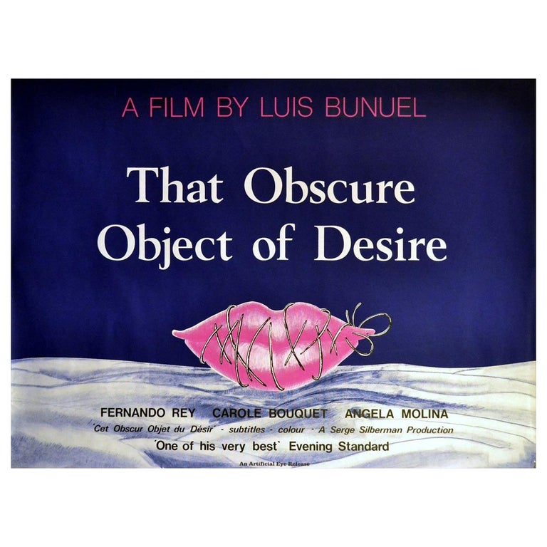 "That Obscure Object of Desire", 1977 Poster For Sale at 1stDibs