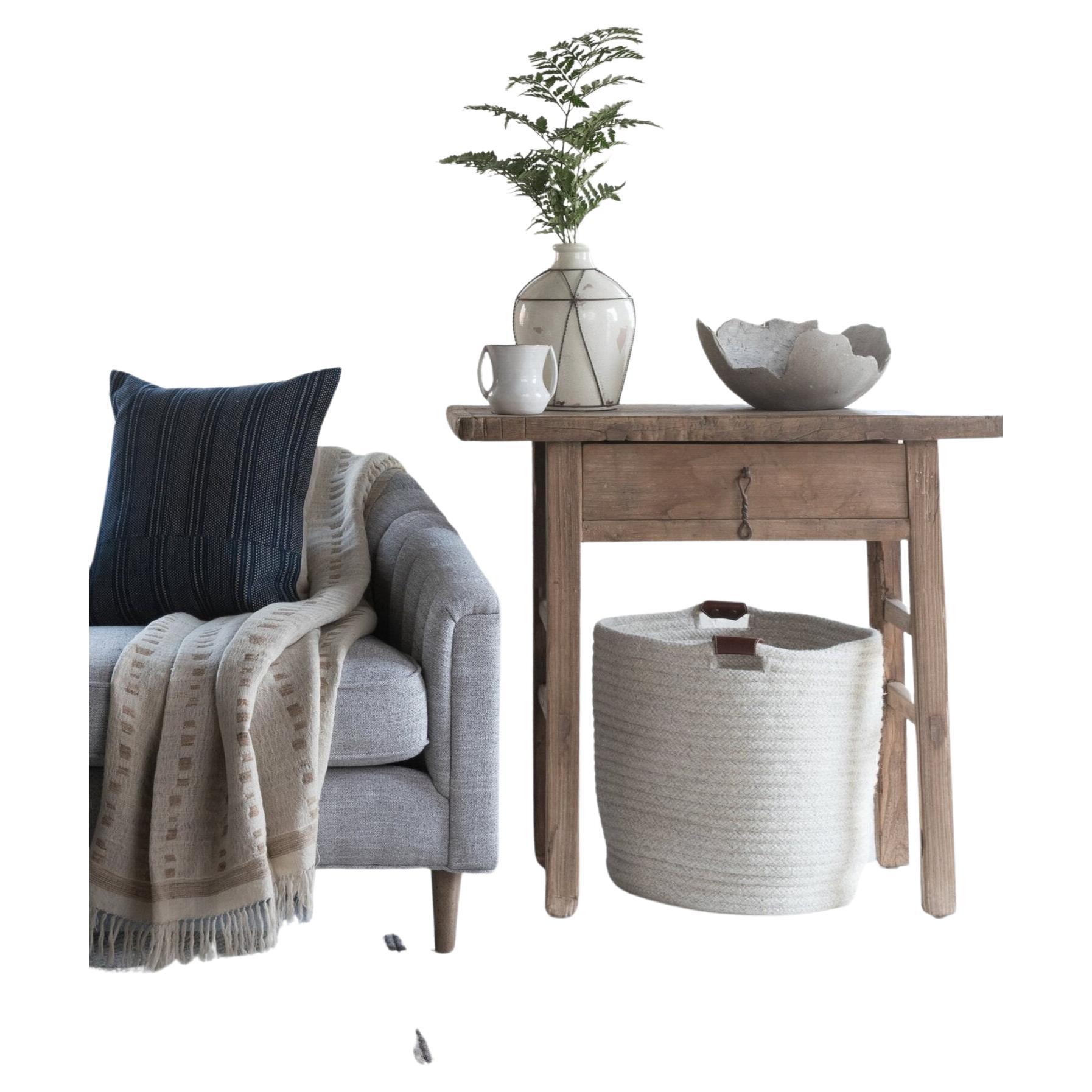 Thayer Design Studio, Natural Wool, Light Grey and Cream, XXL Balance ...