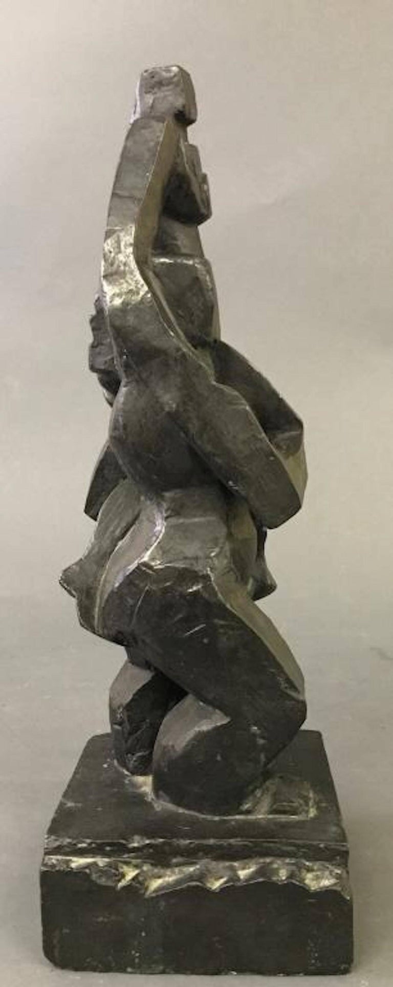 "The Acrobats" by John Melville Cubist Bronze, circa 1935 For Sale at ...