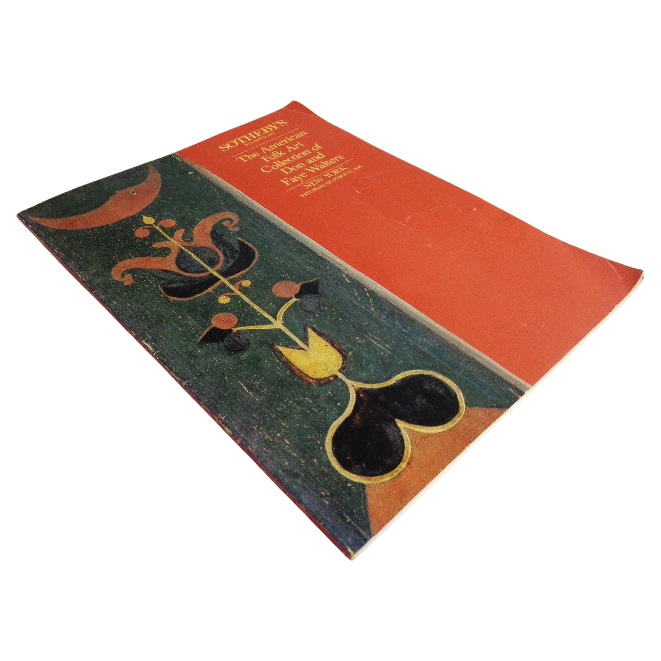 The American Folk Art Collection of Don and Faye Walters: 1986 Sotheby ...