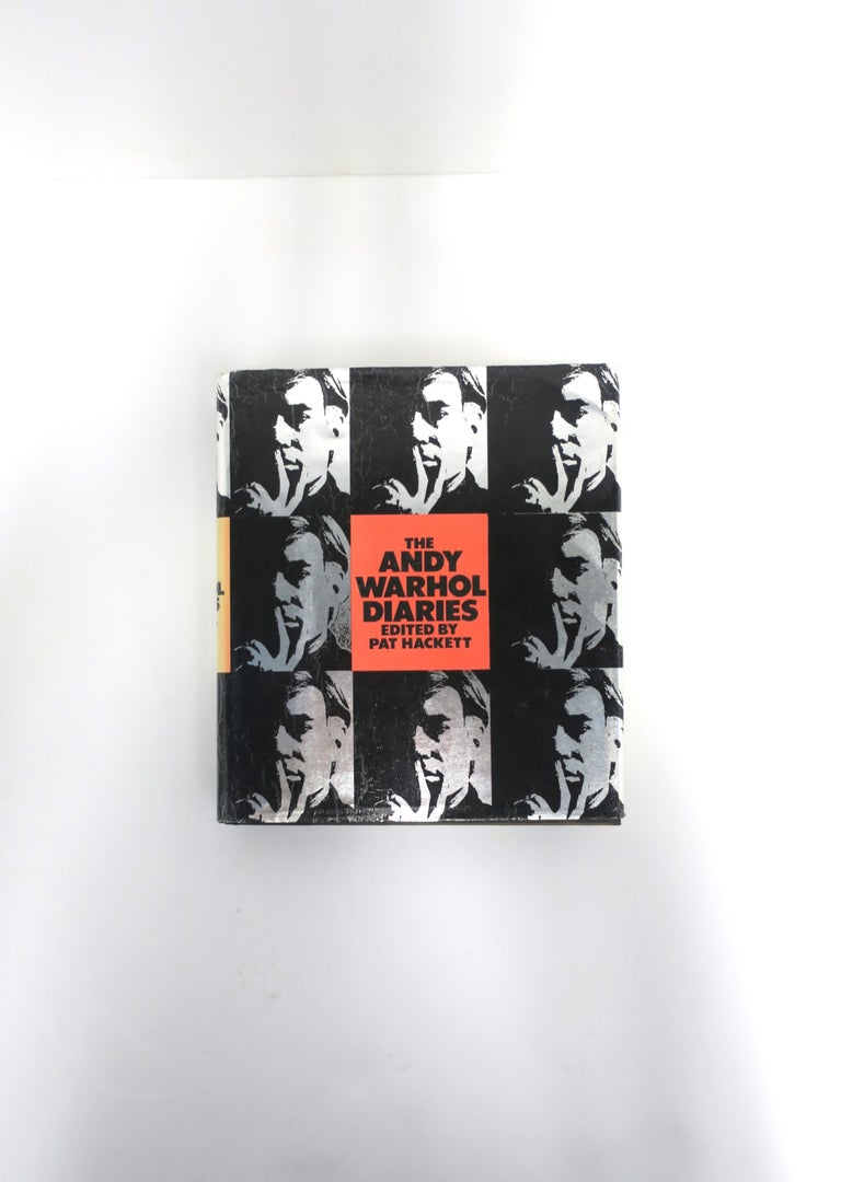 Andy Warhol Diaries, Hard-Cover Library or Coffee Table Book, 1989 For ...