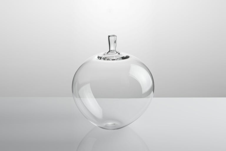 The 'Äpplet' 'Apple' Vase Sculpture by Ingeborg Lundin, Orrefors Expo ...