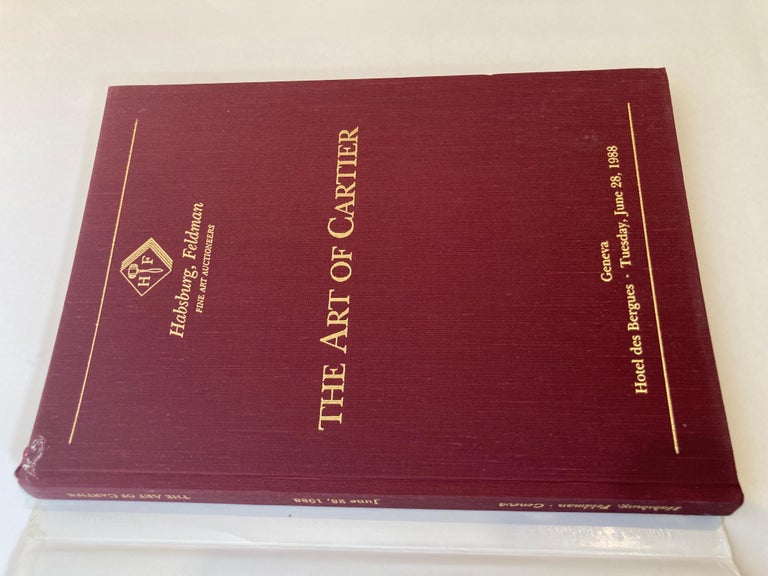 The Art of Cartier 1988 Geneva Auction Hardcover Book For Sale at 1stDibs