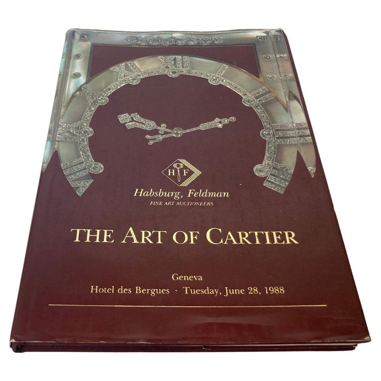 The Art of Cartier 1988 Geneva Auction Hardcover Book For Sale at 1stDibs