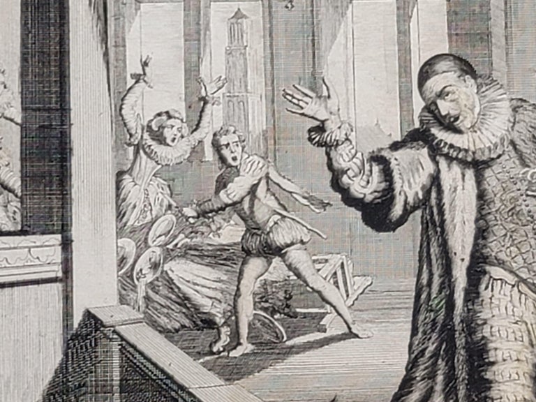 "The Assassination of William of Orange" by Jan Luyken, 1649~1712 For Sale at 1stDibs