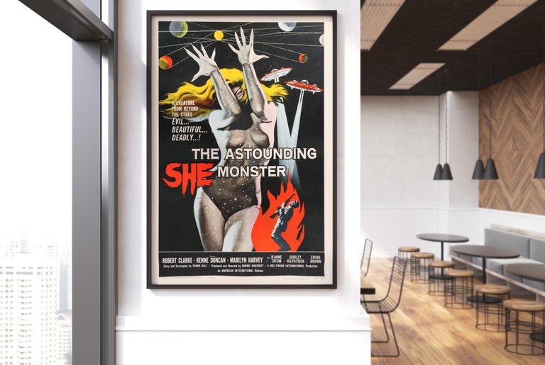 'The Astounding She-Monster' Original US Movie Poster by Albert Kallis ...