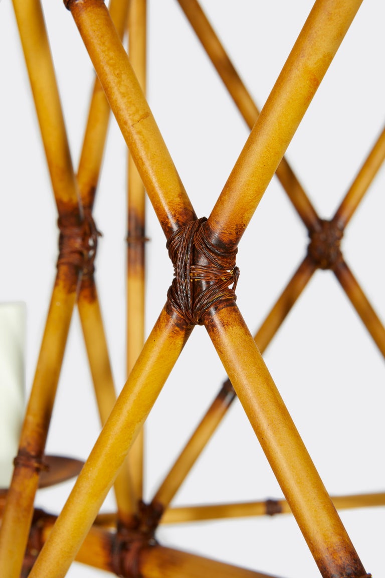 Bamboo Folly Chandelier by David Duncan For Sale at 1stDibs