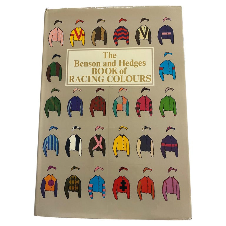 Benson and Hedges Book of Racing Colours (Book) For Sale at 1stDibs