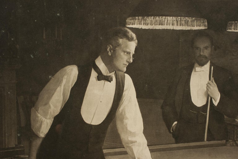 Billiard Players, Billiard, Snooker Print After John Collier For Sale ...