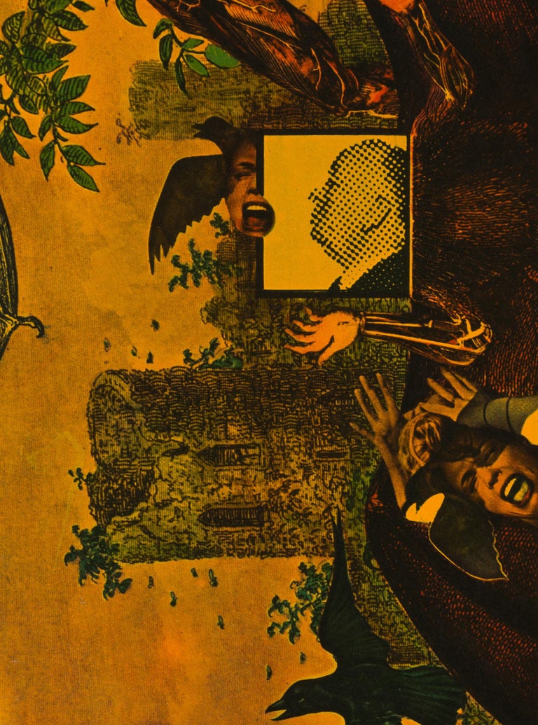 The Birds/Psycho Czech Film Movie Poster, Ziegler, 1970 Vintage Rare ...