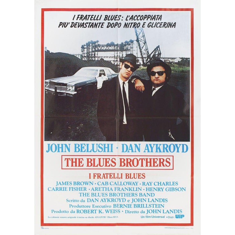 The Blues Brothers R1990s Italian Due Fogli Film Poster For Sale at 1stDibs