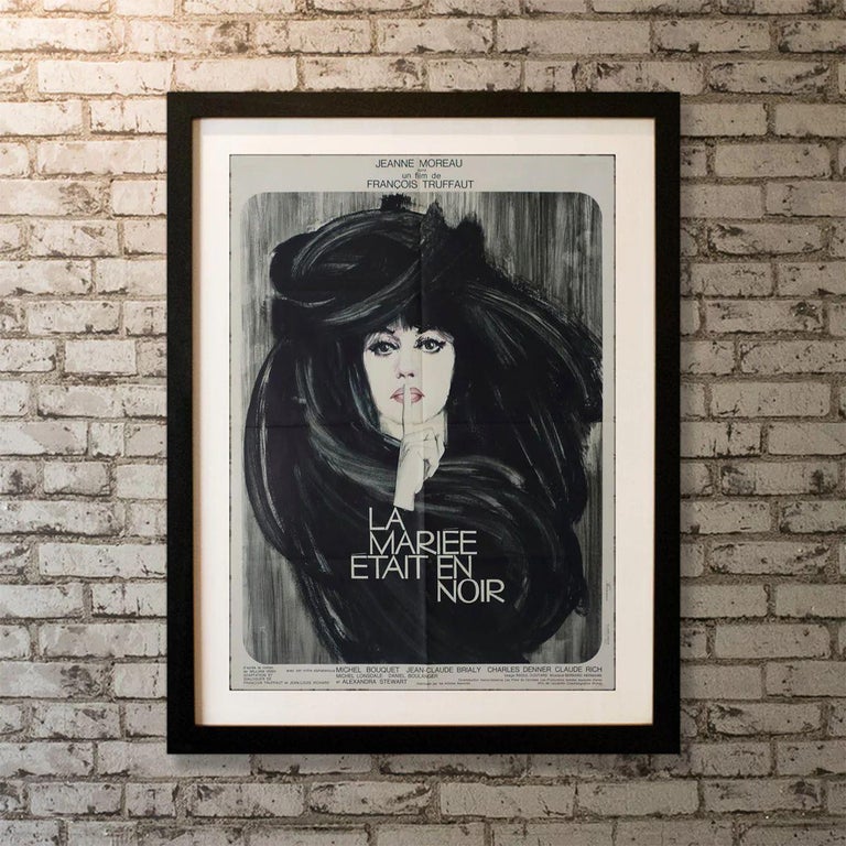 The Bride Wore Black, Unframed Poster, 1968 For Sale at 1stDibs