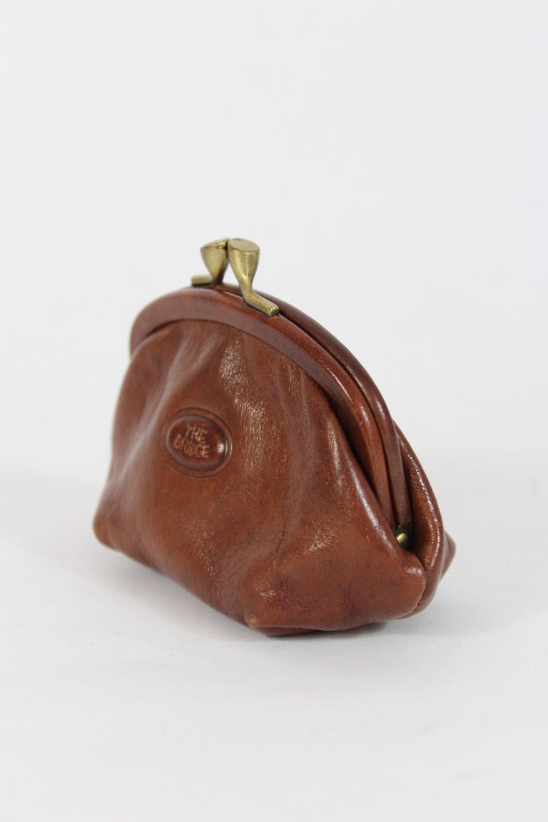 The Bridge Brown Leather Coin Purse at 1stDibs